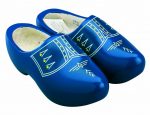 White Blue Mill Dutch Clogs - Dutch Clogs