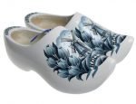 White Blue Mill Dutch Clogs - Dutch Clogs